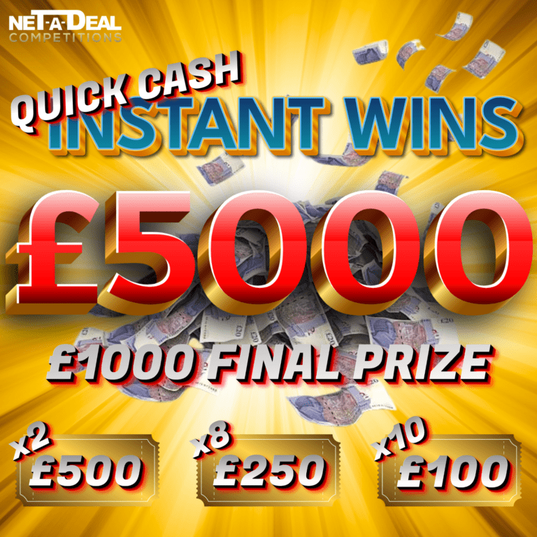 Win Quick Cash - £5K Quick Cash Competition - UK & Ireland
