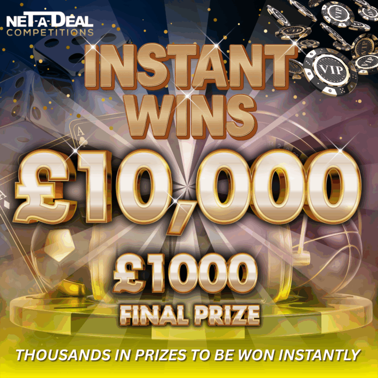 Win £10,000 - £10,000 Instant Wins Competition (UK & Ireland)